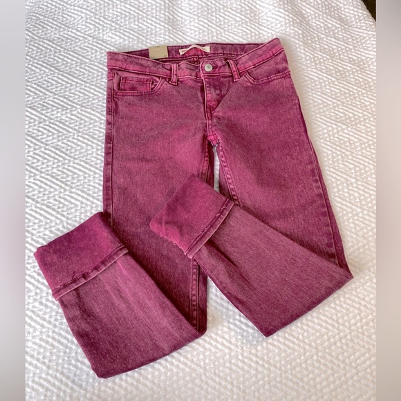 Levi's | Bottoms | Nwt Levis Girls Super Skinny Pink Jeans R | Poshmark